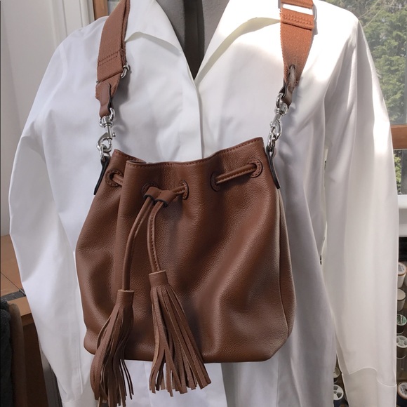 J. Jill | Bags | J Jill Leather Bucket Bag | Poshmark